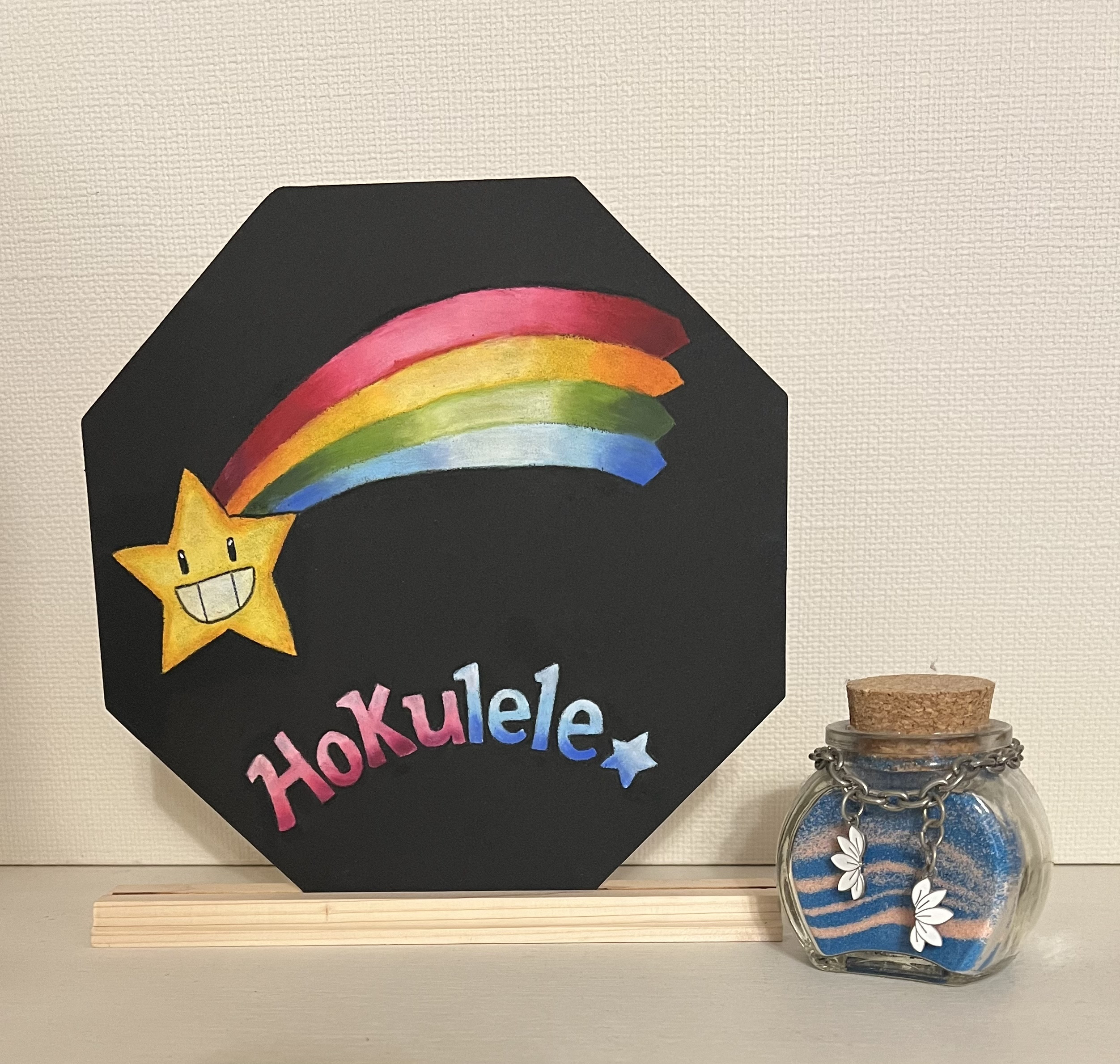 ママ専門ハンドメイド教室大和相模原南町田hokulele チョークアート体験