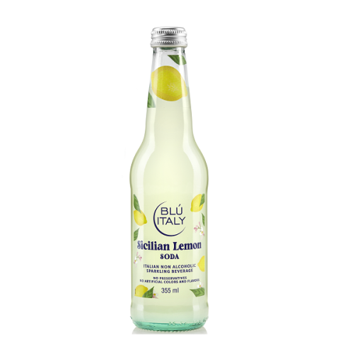 Blu Italy Lemon Soda 355ml ﾌﾞﾙｰｲﾀﾘｰﾚﾓﾝｿｰﾀﾞ - La Bottega della Pizza