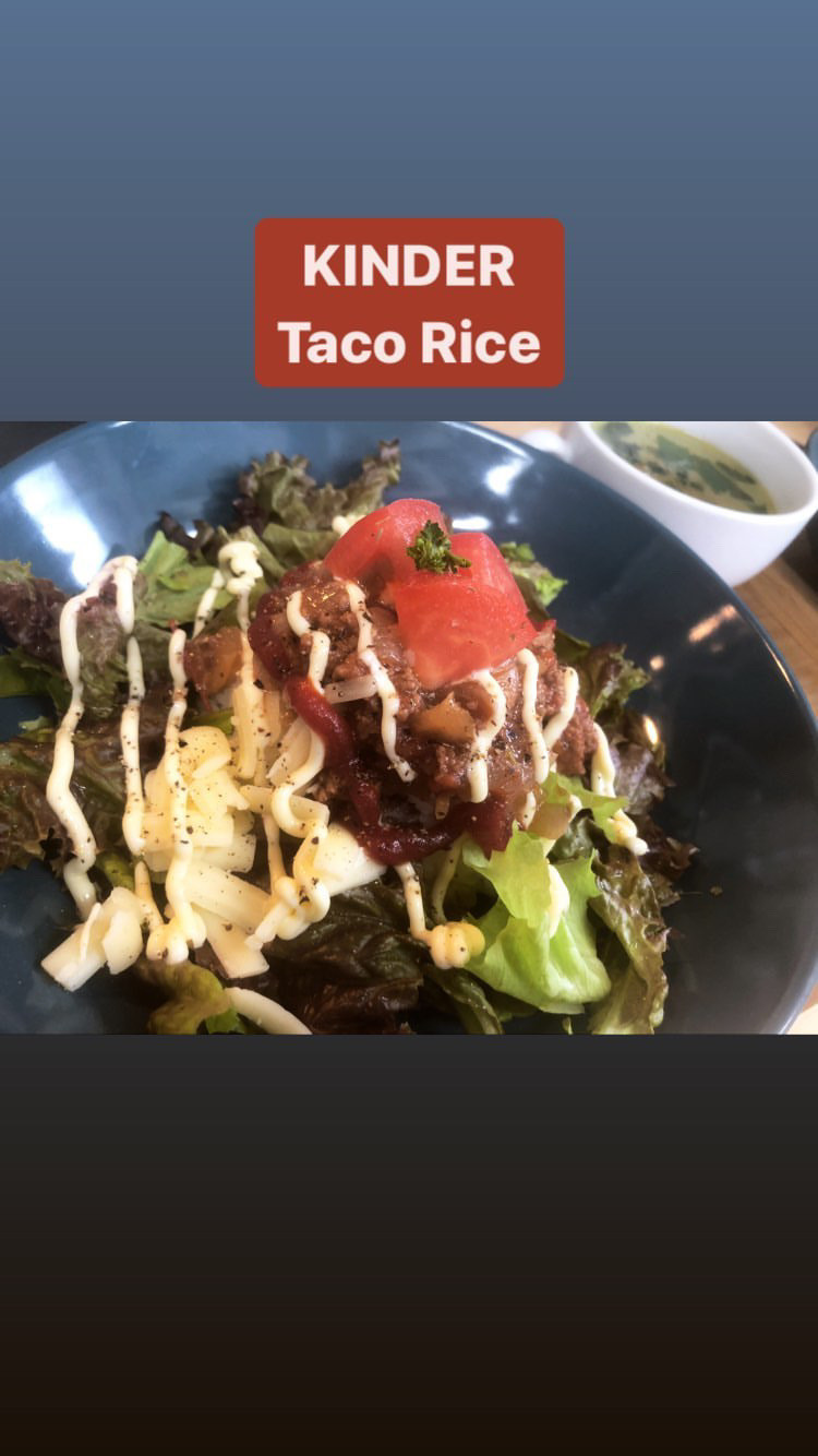 Taco Rice - KINDER CAFE