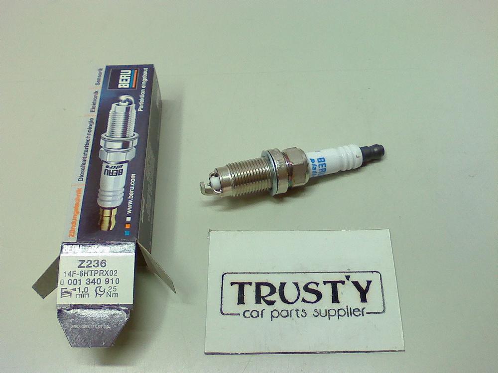 VW スパークプラグ Z236 BERU 101905620 - (トラスティ) TRUSTY BENZ BMW VW 登録番号 ...