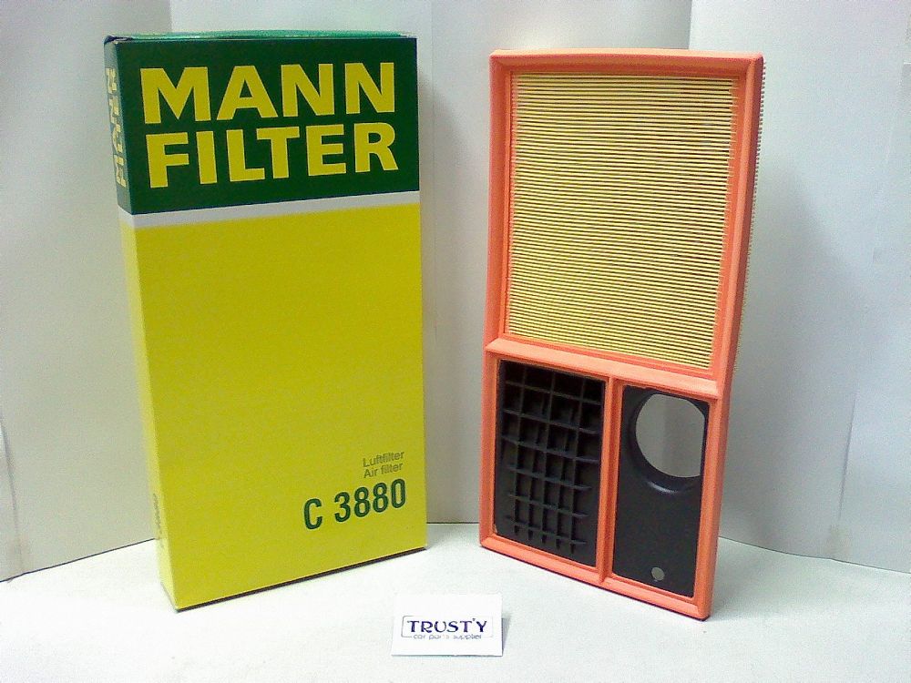 VW/AUDI エアーエレメント C3880 MANN 036129620H - (トラスティ) TRUSTY BENZ BMW VW 登録 ...