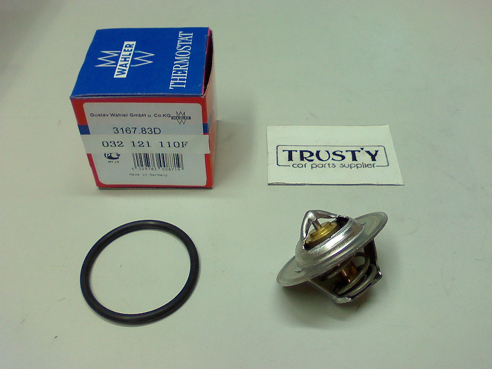 VW サーモスタット PKﾂｷ 032121110F WAHLER - (トラスティ) TRUSTY BENZ BMW VW 登録番号 ...