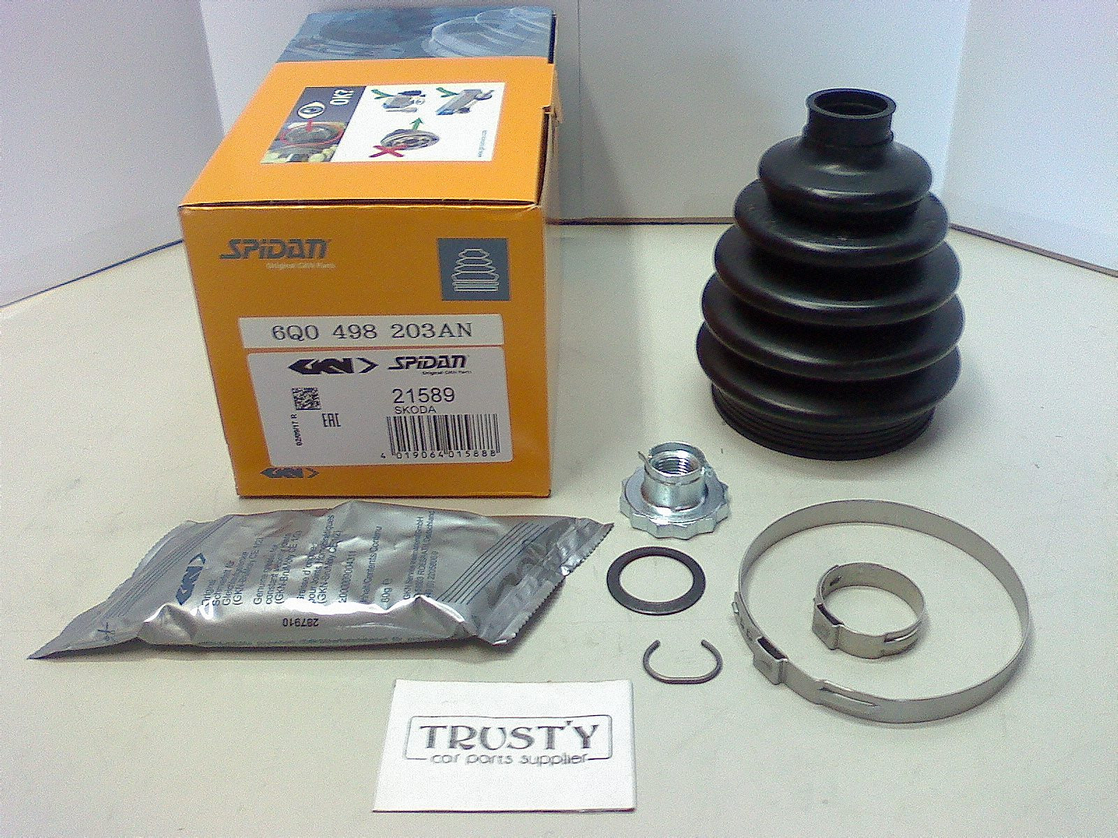 VW/AUDI ドライブブーツキットOUT 6Q0498203A SPIDAN - (トラスティ) TRUSTY BENZ BMW VW 登録 ...