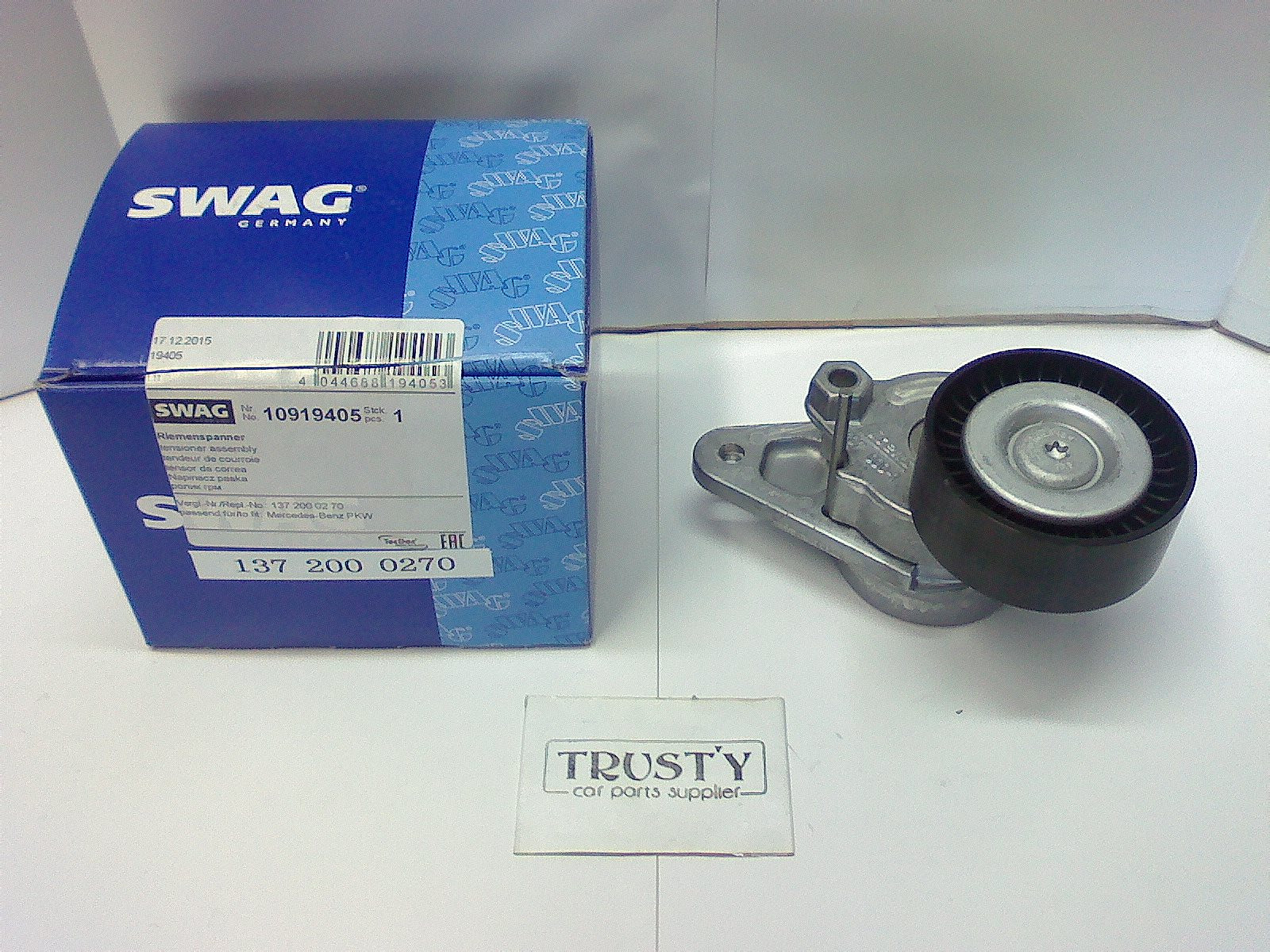 BENZ ファンベルトテンショナー 1372000270 SWAG - (トラスティ) TRUSTY BENZ BMW VW 登録番号 ...
